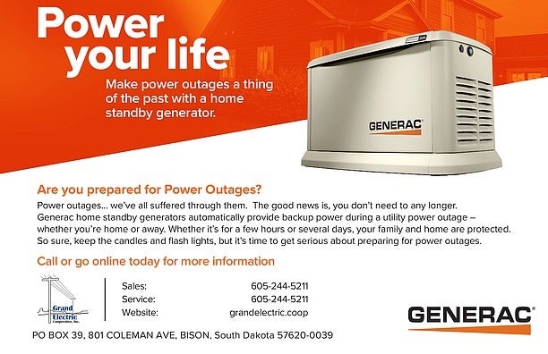 GENERAC Generators | Grand Electric Cooperative, Inc